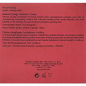 Estee Lauder Estee Nutritious Super-Pomegranate Radient Energy Moisture Creme 1.7 Ounce,clear