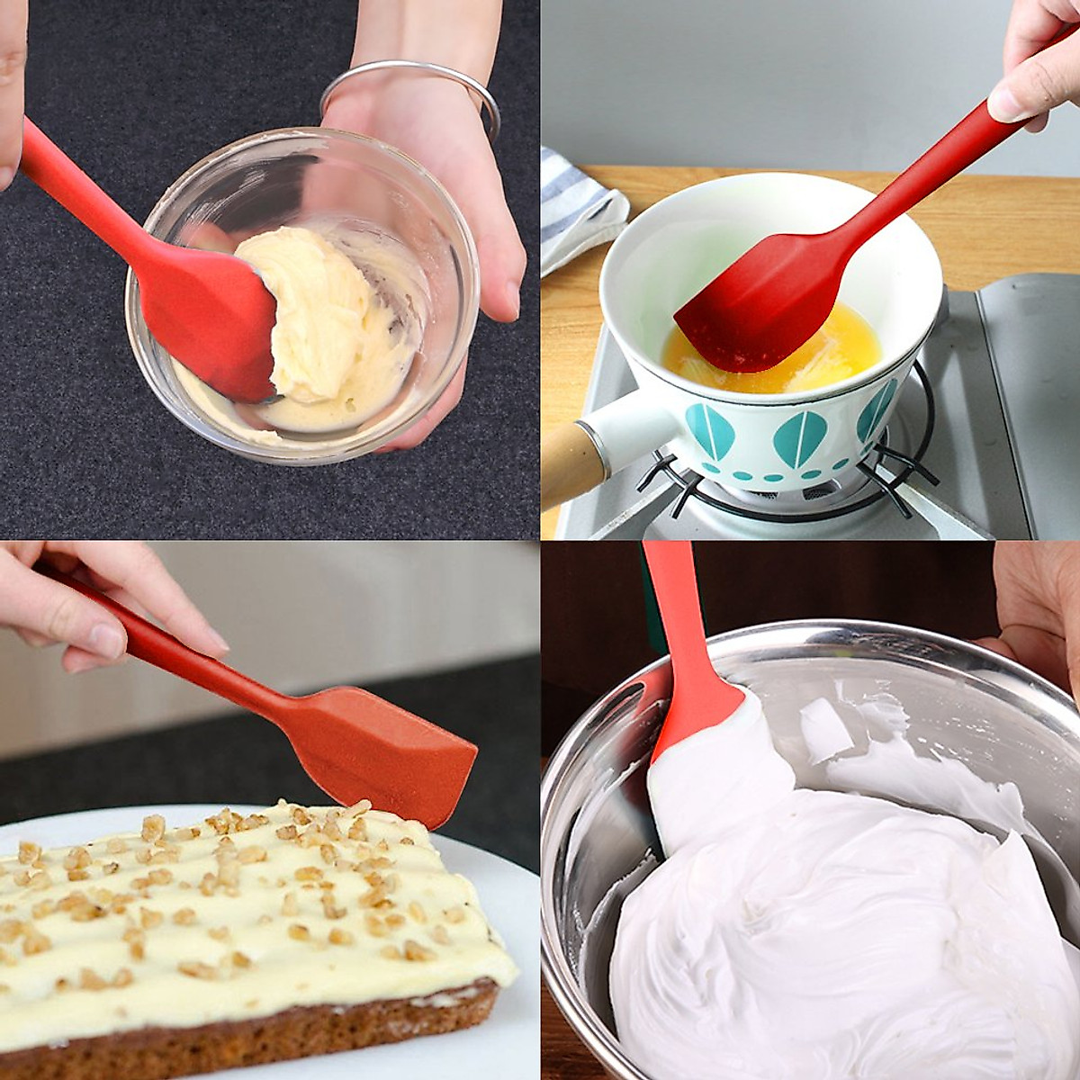 SourceTon 6-Cup Metal Muffin Mold Bonus with Spatula, 3 pcs pack of Muffin Mold