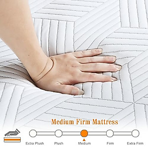 Turnkey Mattress Gel Memory Foam Bed Mattress in a Box with Breathable Washable Cover
