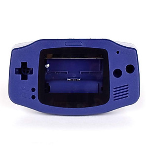 Replacement Full Housing Shell Case Cover Button Set for Nintendo Gameboy Advance GBA Controller (Purple)