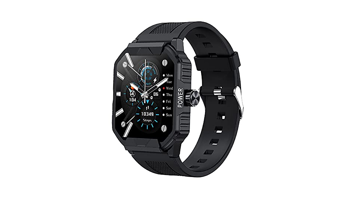 Smart Watch for Men with Calls & Fitness Tracking - Waterproof 1.85"
