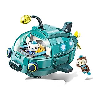 BASEPLATES for Age 6+ Building Block Ocean Adventure Octonauts GUP-A Deluxe Vehicle Playset & Barnacles 323pcs Building Brick Set-No Package Box (3703)