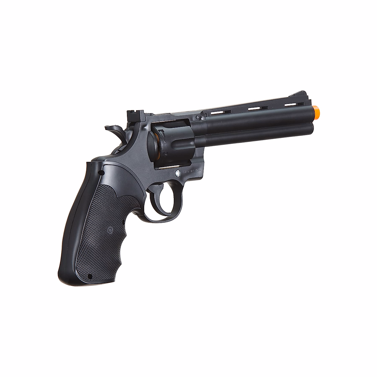 Airsoft 36B Spring Revolver Low Powered Airsoft Pistol Durable Plastic -Black