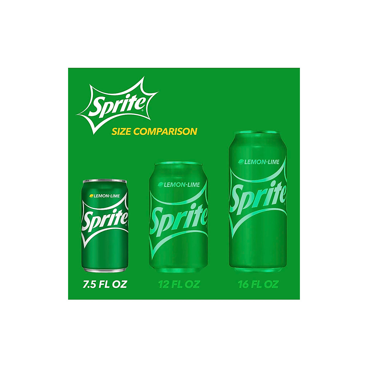 Sprite Mini-Cans, 7.5 fl oz (Pack of 24) by Sprite