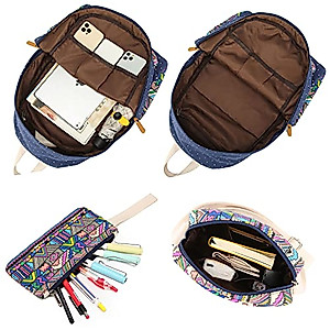 EZYCOK Laptop Backpack for Teen Girls Women Lightweight School Backpack College Bookbag Casual Daypack, Best Christmas Birthday Gift