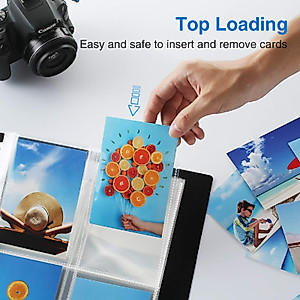 Sooez 30 Pack Heavy Duty Photo Page Protector (3.5x5, 240 Photos), Plastic Clear Photo Album Sleeves for 3-Ring Binder, Four Pockets Per Page Top Loading, Double-Sided