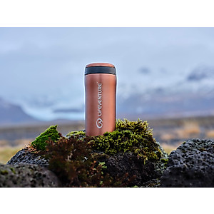 Lifeventure Thermal Mug, Leakproof & Vacuum Insulated Reusable Coffee Travel Cup, 300ml, Copper