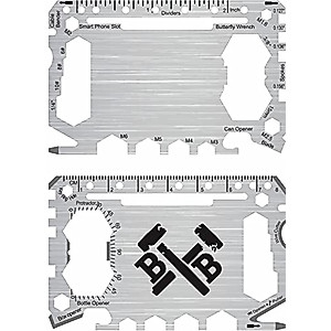 Multi-Purpose Survival Smart Tool - 46 in 1 Credit Card Size Pocket Tool Wallet