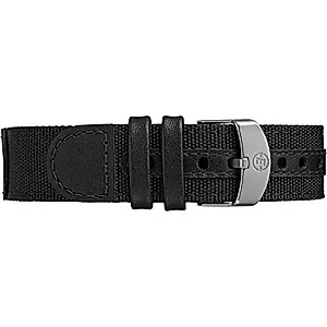 Timex Men's TW4B08100 Expedition Acadia Black Leather/Nylon Strap Watch