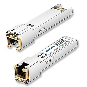 [2 Pack] 1.25/2.5/5/10G SFP+ to RJ45 Transceiver, Copper SFP+ Module, Cat.6a/7, up to 30m, for Cisco SFP-10G-T-S, MikroTik S+RJ10, Ubiquiti UF-RJ45-10G, Netgear AXM765, Netgear, TP-Link, Fortinet