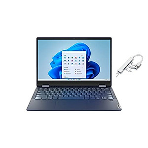 Lenovo Yoga 6 13.3" FHD IPS 2-in-1 Touch Screen Premium Laptop | AMD Ryzen 5-5500U Processor | 8GB RAM | 256GB SSD | Backlit Keyboard | Windows 11 | with USB3.0 HUB Bundle