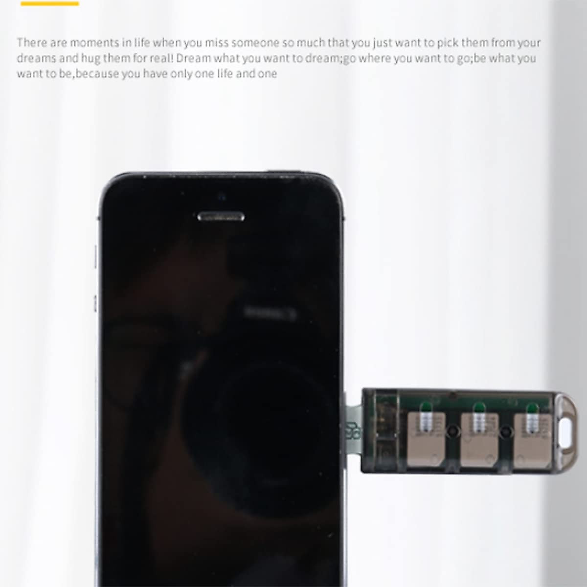 OWLEEN 6 Slot Adapter Multi Reader Mini SIM Nano with Control Switch for Android