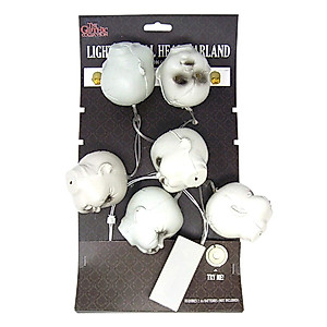 Creepy Baby Doll Heads Hanging Halloween Garland Decoration, 40 Inch, Pack of 2