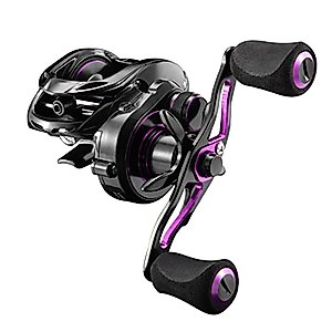 CONBROS Baitcasting Reel, Baitcaster Fishing Reel, Magnet Braking System,17.8LB Carbon Fiber Drag,10 +1 Shielded Stainless Steel Ball Bearings,7.3:1 Gear Ratio (Left Hand-7.3：1)