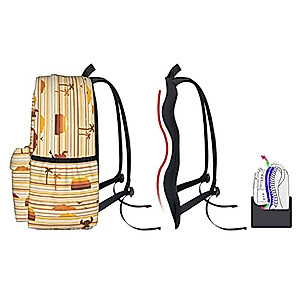 ZOSENY Cartoon Backpack for Women and Men 17 inch Laptop Backpack Waterproof Travel Backpack Lightweight Student School Backpack Cute Book Bag