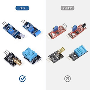 Sensor Modules Kit 16 in 1 Starter Kits For Arduino Raspberry Pi Diy Electronic Kits For UNO R3 Mega2560 Mega328 Nano Sensor Kit For Raspberry Pi 3