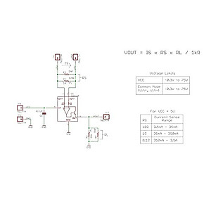 NOYITO Analog Current Sensor Module INA169 2.7V to 60V DC Current Sensor Breakout Module