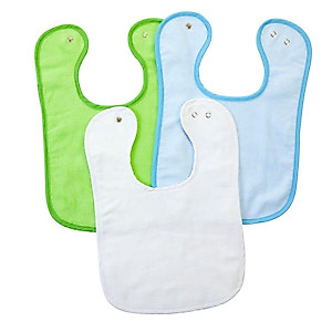 Environments Terry Bibs with Hook & Loop Closure - Set of 12 (Item # 900154)