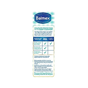Balmex Zinc Oxide Diaper Rash Cream 4 oz.