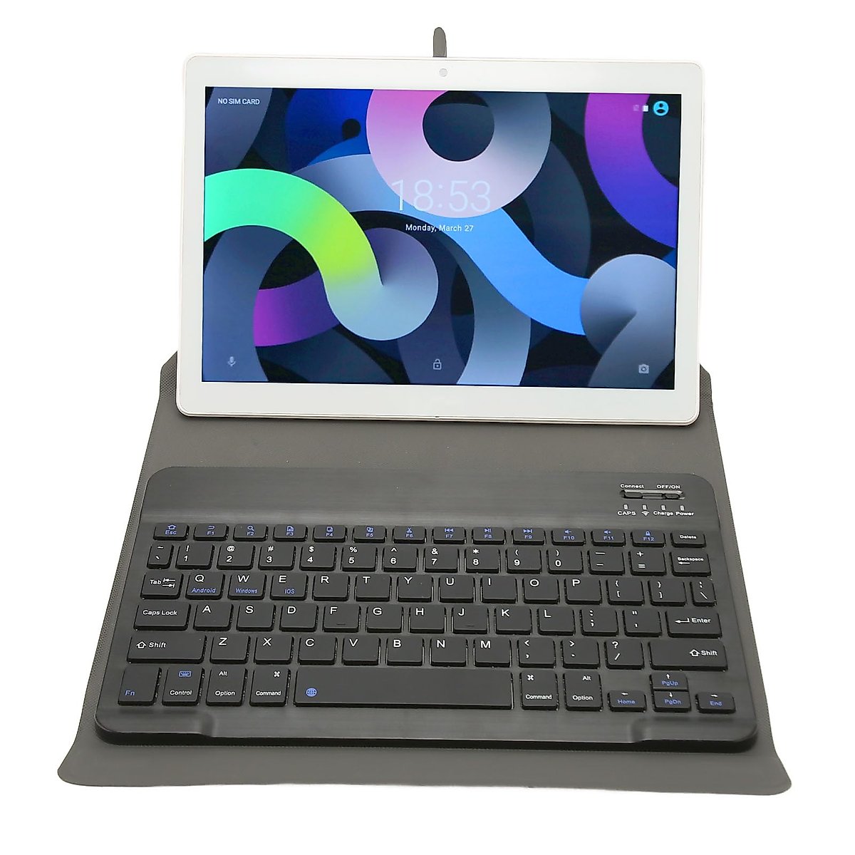 DAUERHAFT 2 in 1 Tablet, 10 Core CPU Tablet PC 4G LTE 5G WiFi US Plug 100-240V with Keyboard for Learning (US Plug)