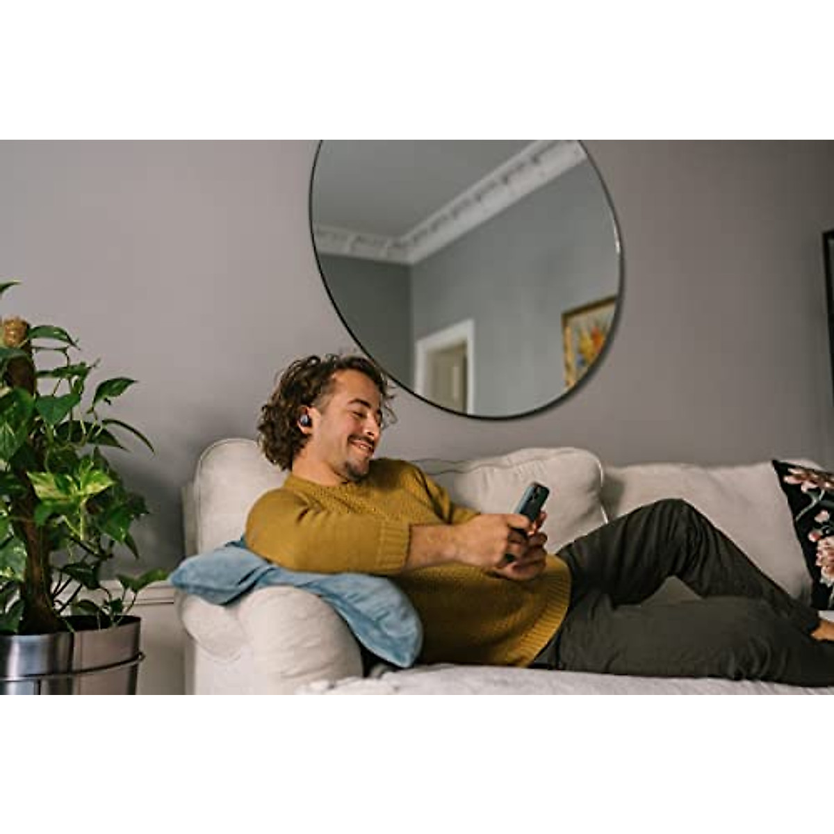 beyerdynamic Free BYRD Black True Wireless Bluetooth in-Ear Headphones, Active Noise Cancelling, Long Battery Life, Microphone, IPX4, Sound Personalization and Alexa Built-in