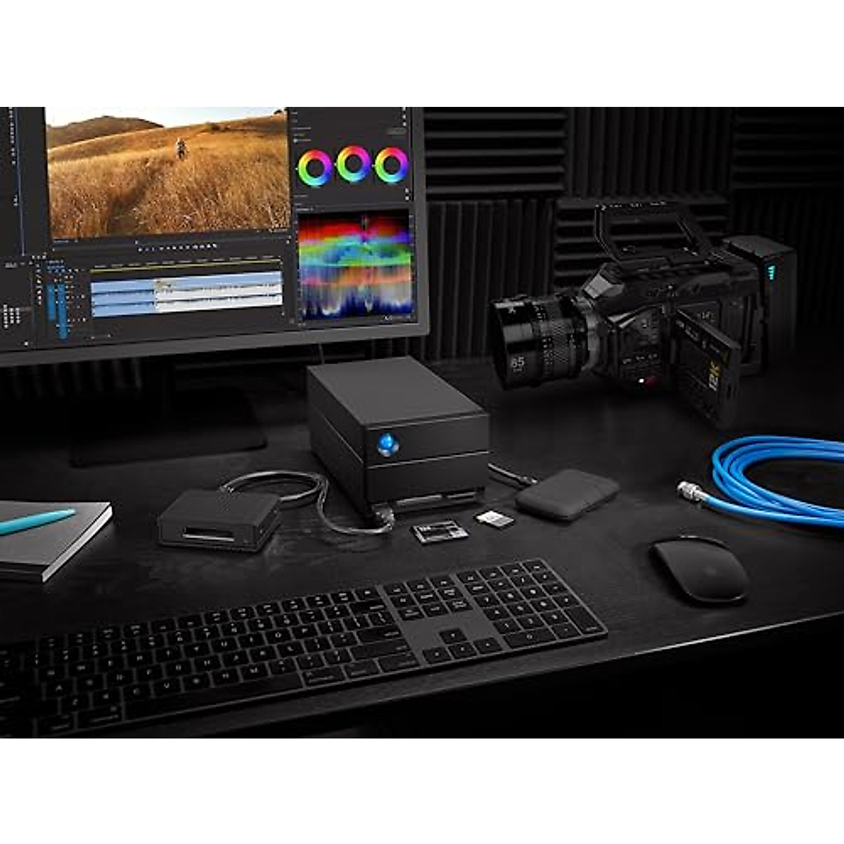 LaCie 2big Dock 40TB External HDD - Thunderbolt and USB4 Compatibility, Data Recovery (STLG40000400)