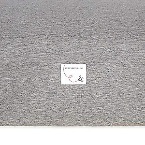 Burt's Bees Baby - Fitted Crib Sheet, Solid Color, 100% Organic Cotton Crib Sheet for Standard Crib and Toddler Mattresses (Heather Grey) , 28x52 Inch (Pack of 1)