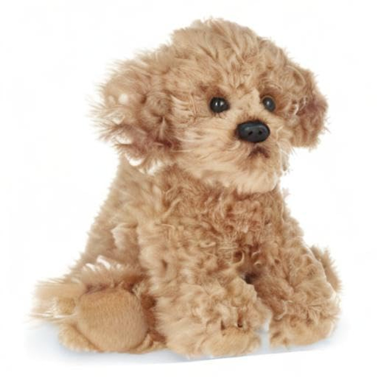 Bearington Caramel Dog 6.5 Inch Stuffed Dog - Puppy Stuffed Animal - Dog Plush - Goldendoodle Stuffed Animal Labradoodle