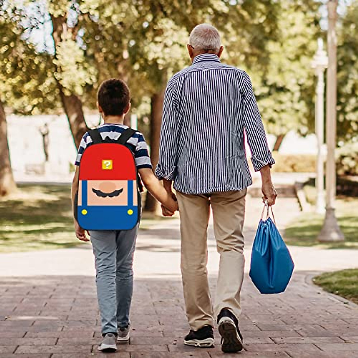 TUOKEO Gaming Characters Backpacks for Boys Girls, Cute Waterproof Backpack for School Fans Gifts 17 Inches