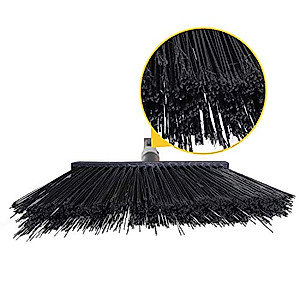 Yocada Heavy-Duty Broom Outdoor Commercial Perfect for Courtyard Garage Lobby Mall Market Floor Home Kitchen Room Office Pet Hair Rubbish 54Inch