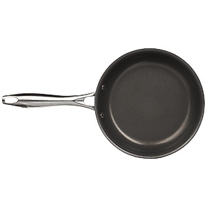 Cuisinart DSA22-20 Anodized Nonstick 8-Inch, Black/Stainless Steel Dishwasher-Safe-Hard, Open Skillet