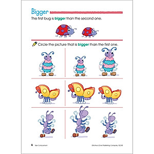 School Zone - Preschool Basics Workbook - 64 Pages, Ages 3 to 5, Colors, Numbers, Counting, Matching, Classifying, Beginning Sounds, and More (School Zone Basics Workbook Series)