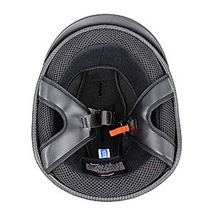 Wheeling Motorcycle Bike Biker ATV Visor Half Open Face Helmet DOT Approved Model 204 (Flat Balck Medium)