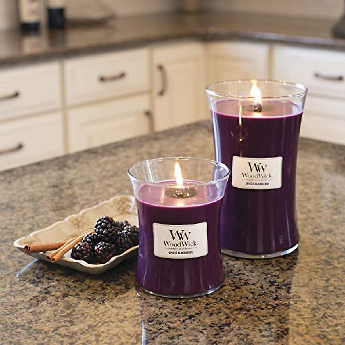 Woodwick Candle Large Spiced BlackBerry 93078E