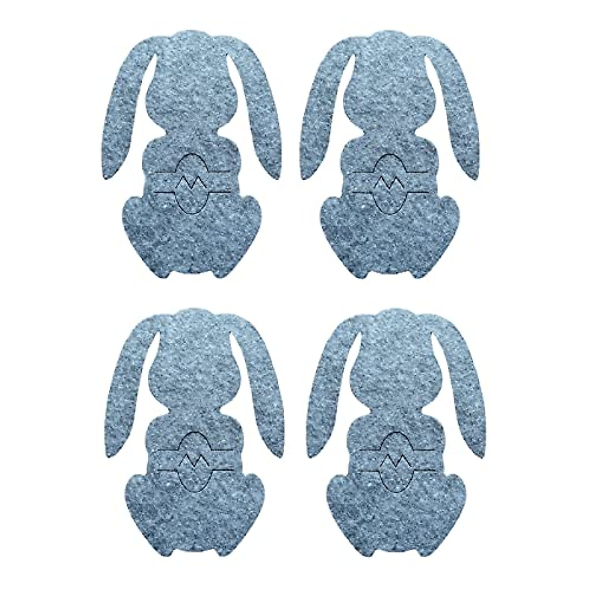 4Pcs Easter Cutlery Bag Set Festive Party Cutlery Decoration Bag Cutlery Decoration TF8