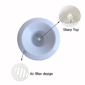 Water Cooler Water Dispenser Smart Seat WaterGuard Assembly Bottle Holder Replacement Part for Bottled Water Coolers (1 Piece/White)