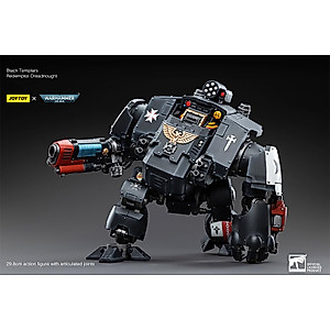 JOYTOY Warhammer 40K Officially Licensed Mecha Black Templars Redemptor Dreadnought 1:18 Scale Collectible Action Figure 11.73”Height