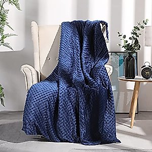 S agino Weighted Blanket & Removable Cover (15lbs, 60”x 80”)- 100% Oeko-Tex Certified Cotton Outer Layer & Premium Glass Beads, Including Weighted Eye Mask for Individual Use (~140lb)