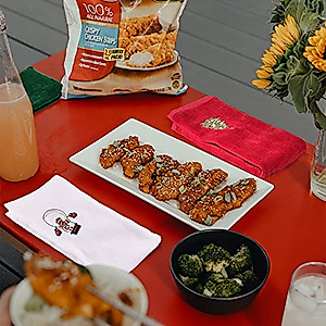 Christmas Hand Towels for Bathroom 16 x 25 inch, 3 Pack Embroidery Design 100% Cotton Super Soft and Absorbent Dish Towels , for Holiday, Kitchen, Drying, Cleaning Gift