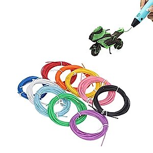 3D Pen PCL Consumables, Bright 1.75mm Low Temperature 3D Pen PCL Filament Refill Easy Usage for Replacement