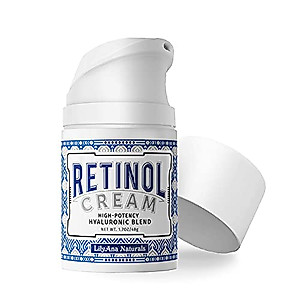 LilyAna Naturals Retinol Cream for Face - Made in USA, Retinol Cream, Anti Aging Cream, Retinol Moisturizer for Face and Neck, Wrinkle Cream for Face, Retinol Complex - 1.7oz
