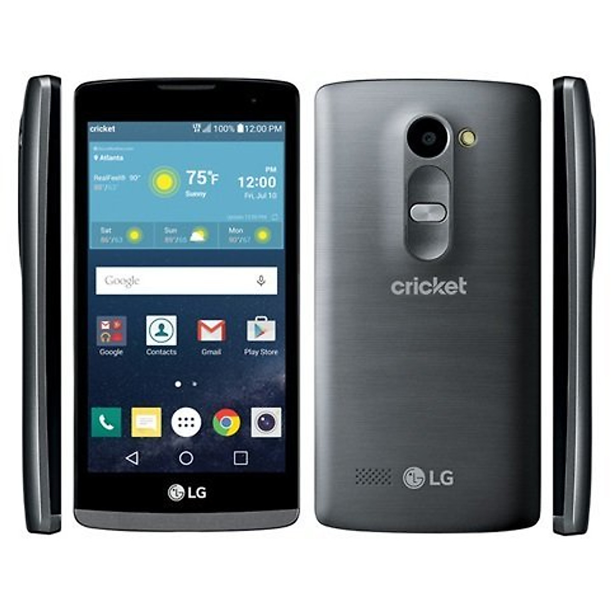 LG Risio 4G LTE Cricket Wireless Titan 4.5" display Android 5MP Camera