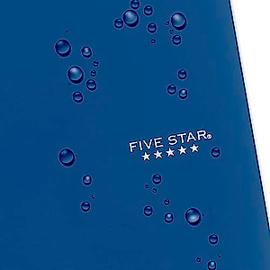 Five Star Spiral Notebook, 6 Pack, 5-Subject, College Ruled Paper, Fights Ink Bleed, Water Resistant Cover, 8-1/2" x 11", 200 Sheets, Color Will Vary (73793)