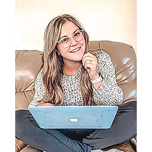 ZENNI Blue Light Blocking Glasses for Women Men Square Frame Relieve Digital Screen Eye Strain TR90 Light Eyewear