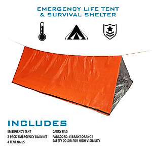 CLUTCH OUTDOORS Emergency Life Tent & Survival Shelter