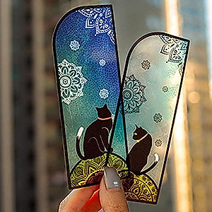 A Good Day PET Bookmark Cat Literature and Art Account Page Daily Page School Reading Book Stationer Y1X9 6 Folder Creative Mark