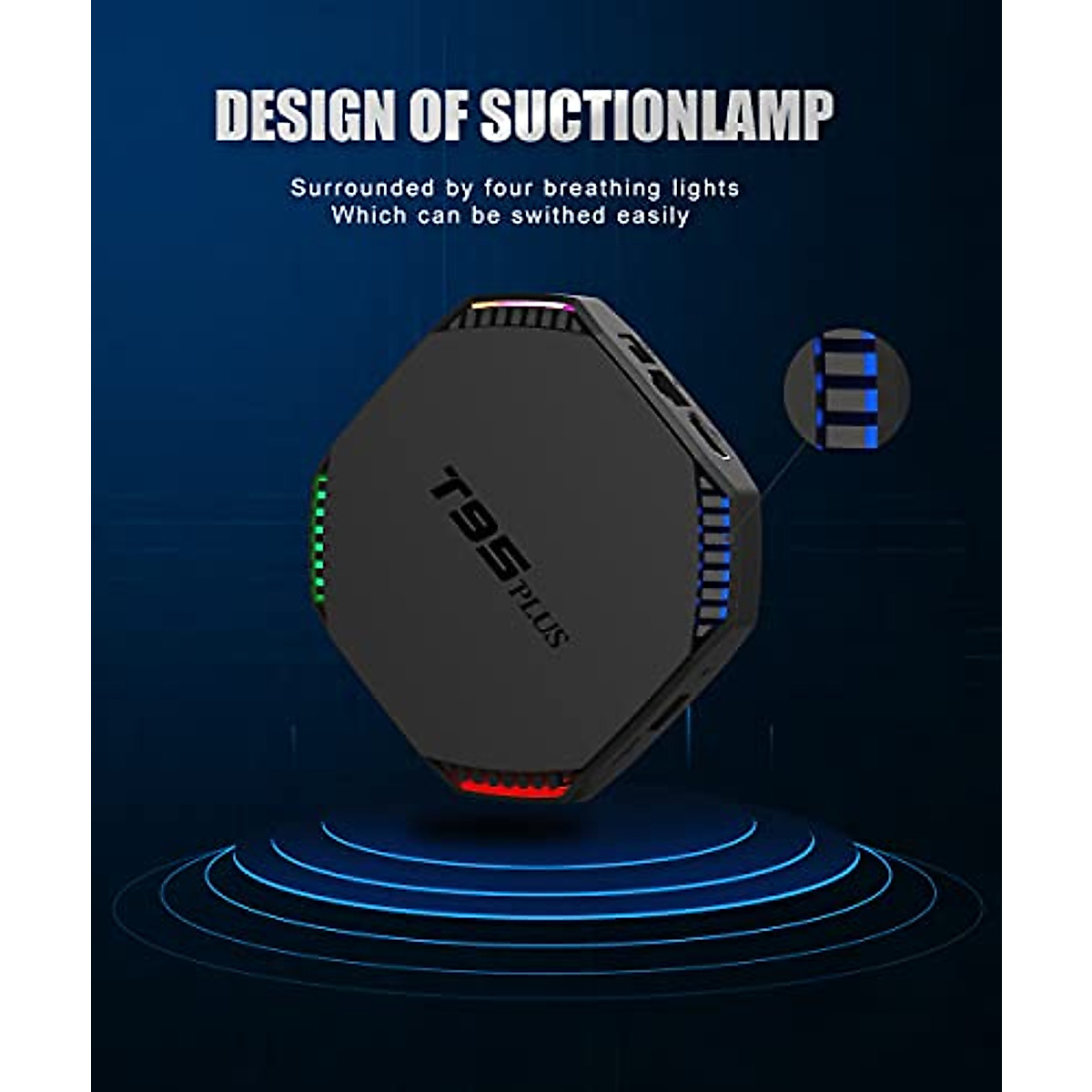 Android 11.0 TV Box T95Z Plus RK3566 Quad Core 4GB RAM 32GB ROM with Dual Wi-Fi 2.4G/5.0G, BT 4.0/ 3D Ultra HD 8K/ H.265/ 1000M LAN/ USB 3.0 Smart TV Box