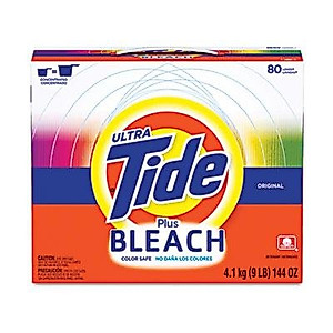 Laundry Detergent with Bleach, Original Scent, Powder, 144oz Box