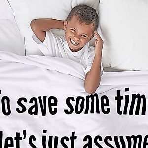 CafePress I'm Always Right Stadium Blanket Super Soft Fleece Plush Throw Blanket, 60"x50"