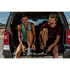 Saucony Men's Multi-Pack Mesh Ventilating Comfort Fit Performance No-Show Socks, Charcoal Heather (6 Pairs), Shoe Size 8-12